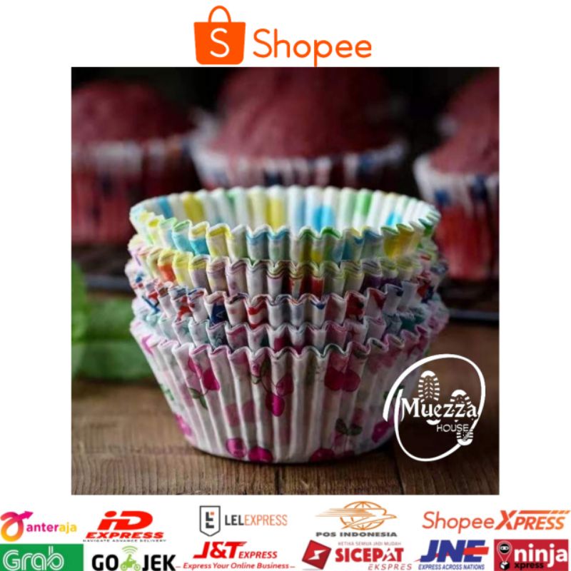 Jual Kertas Bolu Kukus / Kertas Brownies / Paper Cupcakes pendek, isi ...