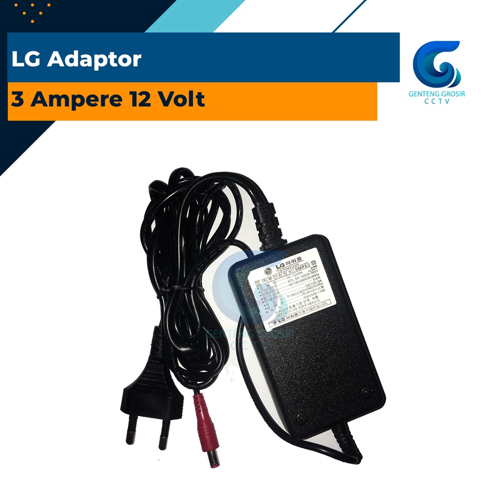 Jual LG Adaptor 3 Ampere 12 Volt | Shopee Indonesia