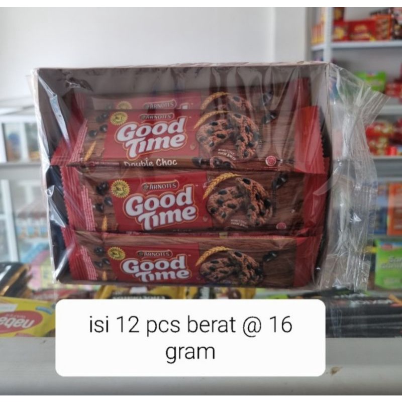 Jual Good time double choc box @ 16 gr isi 12 pcs (bungkus) | Shopee ...