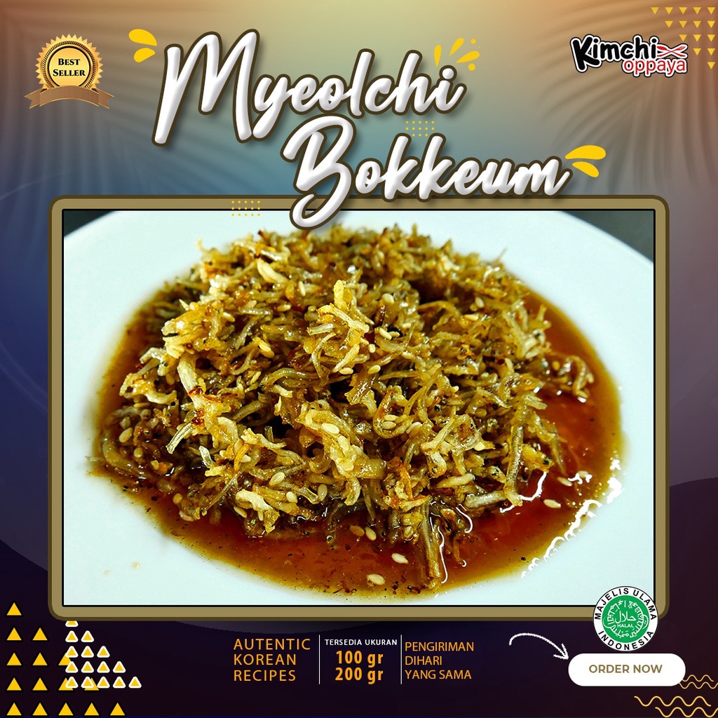 Jual Myeolchi Bokkeum Banchan Kimchi Teri Sidedish Korea Halal | Shopee ...
