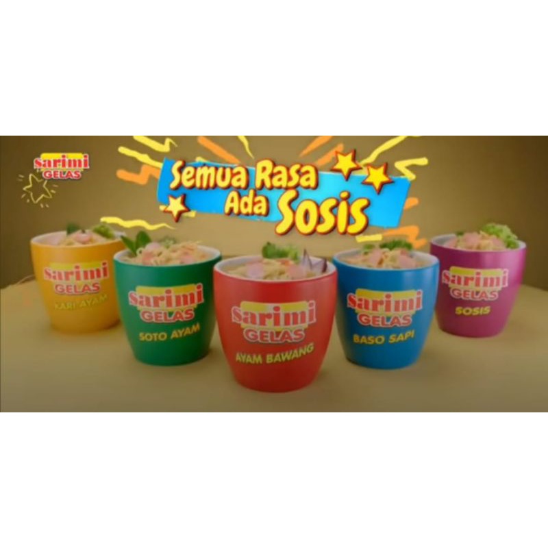 Jual Sarimi Gelas 10 Bungkus (1 Renceng) | Shopee Indonesia