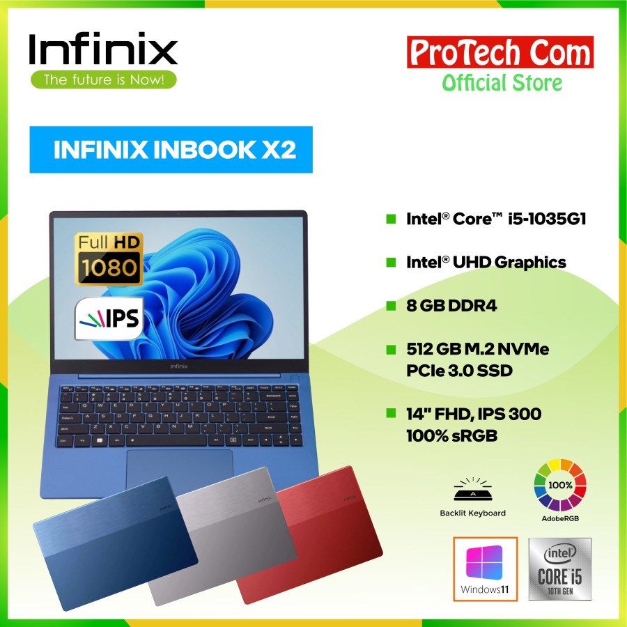 Jual LAPTOP INFINIX X2 - I5-1035G1 8GB SSD 512GB sRGB 100% 14" FHD IPS ...