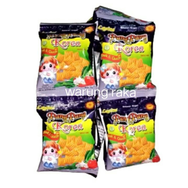 Jual pangpang korea snack/cemilan/jajanan jadul,1 renteng isi 10 pcs ...