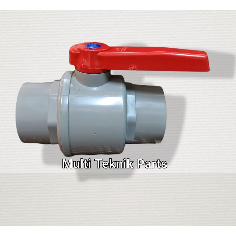 Jual Ball Valve / Stop Kran / Kran Air PVC Socket 2 1/2" inch DN65 | Shopee Indonesia