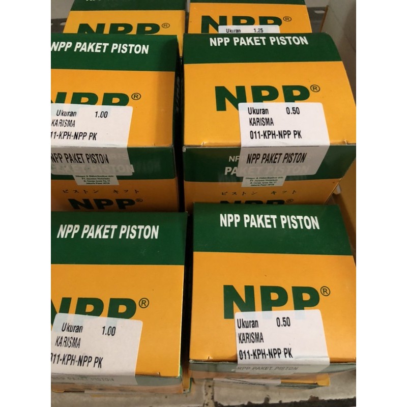 Jual Piston kit Karisma (KPH) /supra X 125 os STD 50 & 100 NPP | Shopee ...