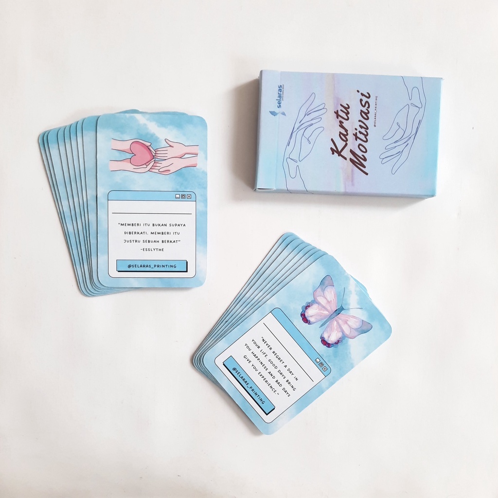 Jual Kartu Motivasi / Motivation Quotes Card | Shopee Indonesia