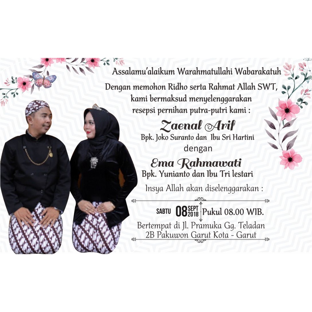 Jual undangan pernikahan. Undangan punjungan | Shopee Indonesia