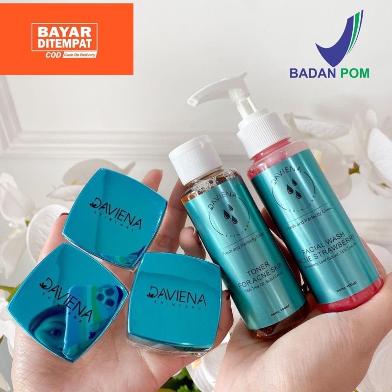 Jual DAVIENA SKINCARE | PAKET DAVIENA ACNE, GOLD, GLOWING | Shopee ...