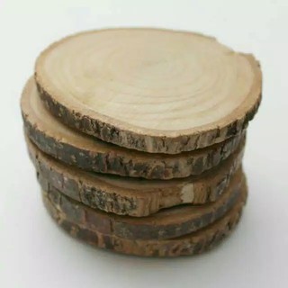 Jual POTONGAN KAYU Slice wood potongan kayu untuk dekorasi wood log ...