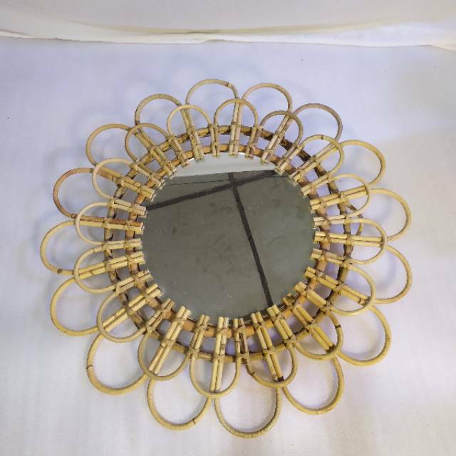 Jual Cermin Rotan / Walldecor rotan / Walldecor Cermin / Cermin Rotan ...