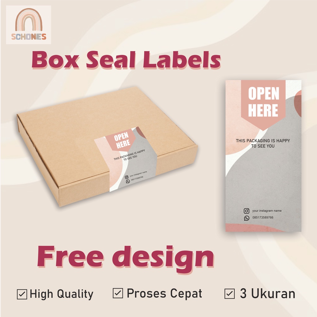 Jual Stiker Segel Kemasan/Packaging Indonesia|Shopee Indonesia