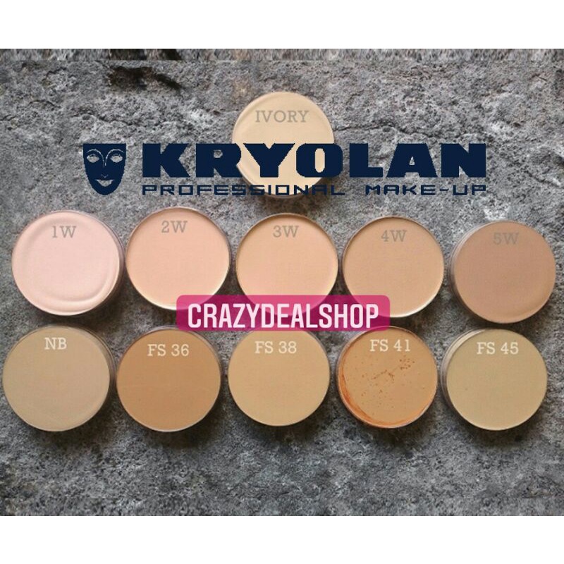 Jual Mini Foundation Kryolan Supracolor 8ml Krayolan (MINI) | Shopee ...
