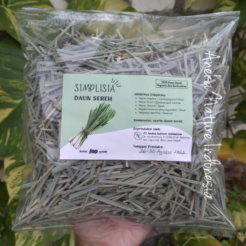 Jual Simplisia Daun Sereh / Daun Sereh Kering | Shopee Indonesia