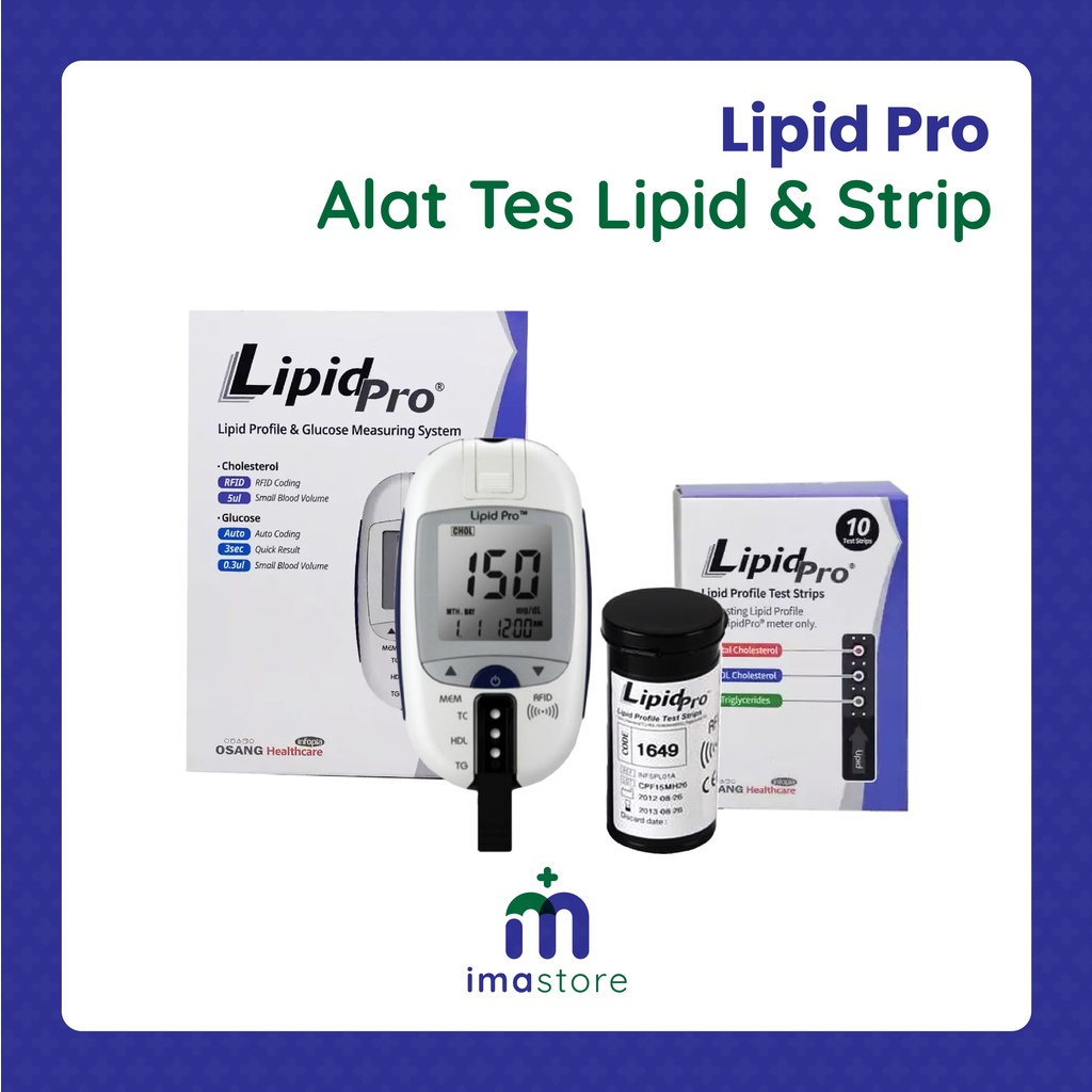 Jual Alat Test Lipid Pro Meter & Strip Lipid Pro | Shopee Indonesia