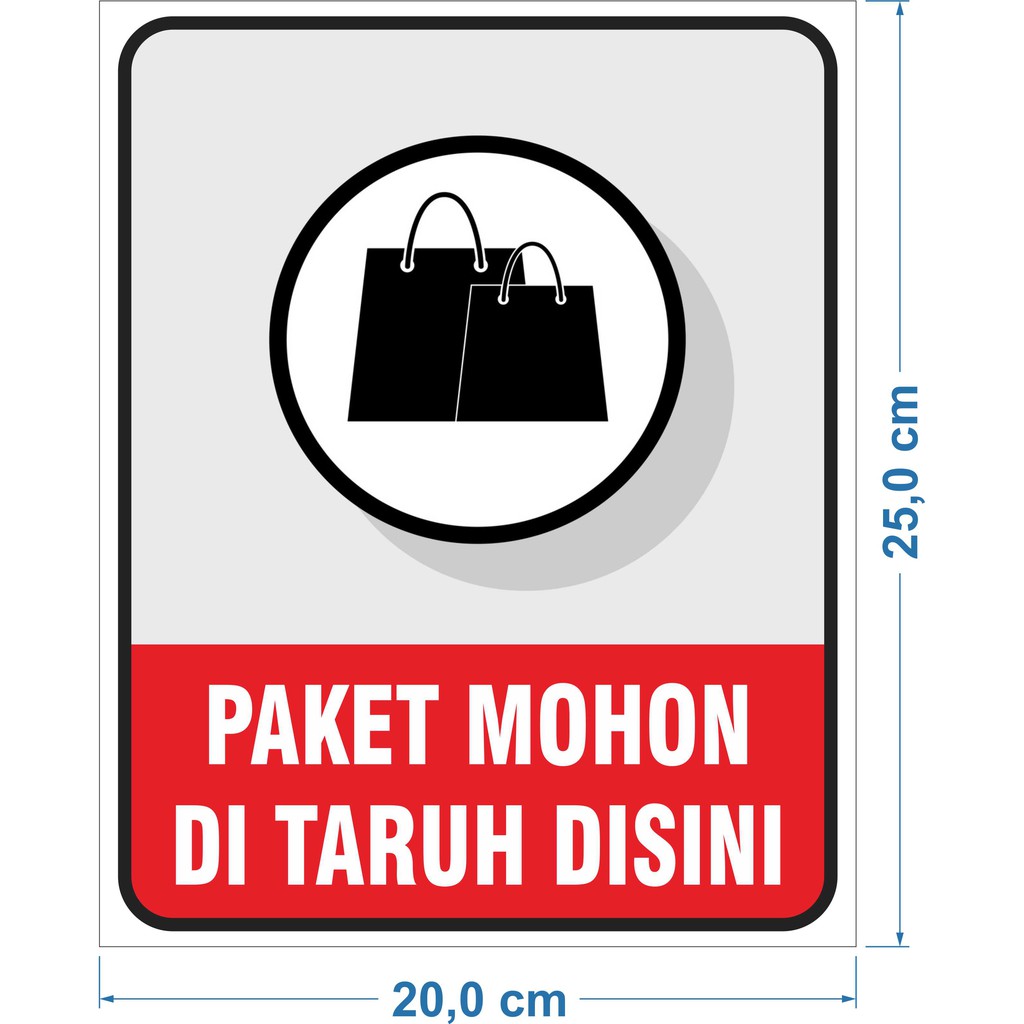 Jual STIKER SAFETY PAKET MOHON DITARUH DISINI | Shopee Indonesia