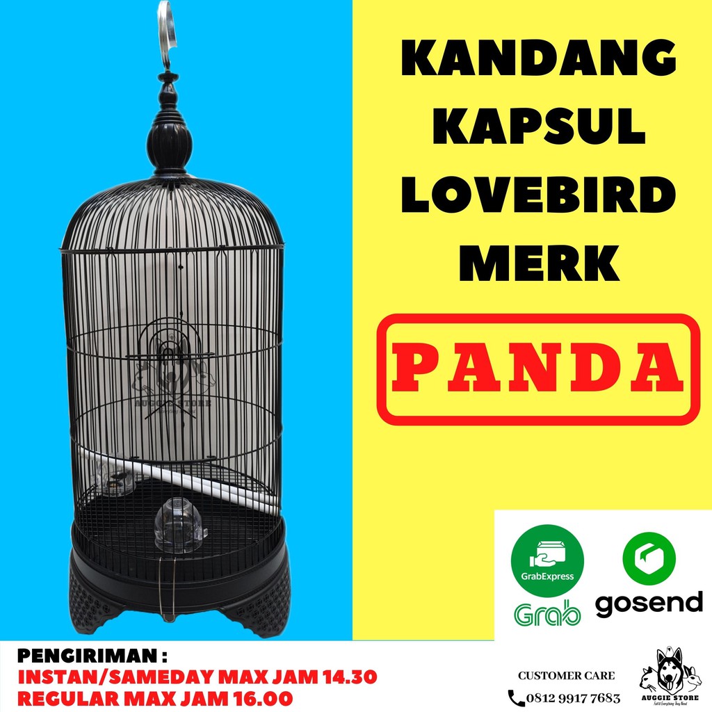 Jual (REGULER) Kandang Kapsul Besi Lovebird MERK PANDA | Shopee Indonesia