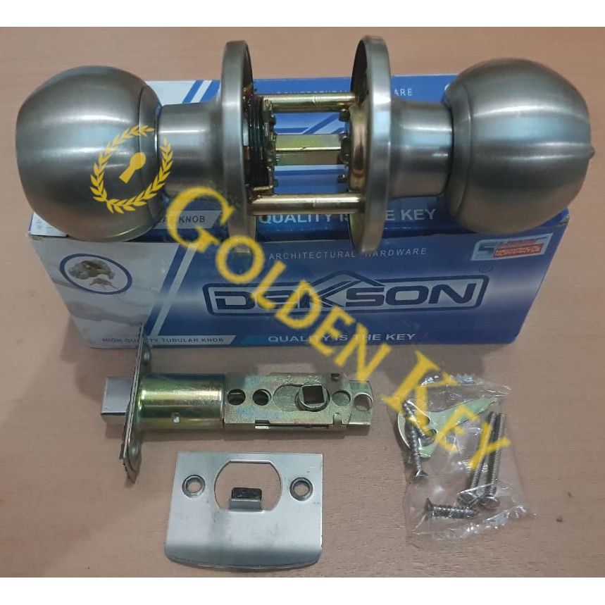 Kunci Bulat Dekson Dekkson KCBL T9587 ET SSS Handle Knob Gagang Lockset ...