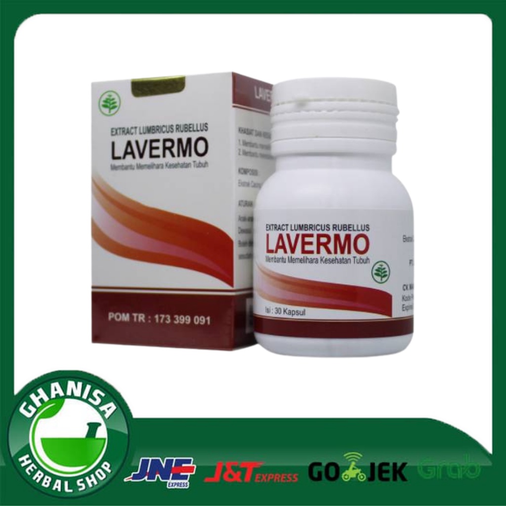 Jual KAPSUL CACING LAVERMO PENURUN DEMAM OBAT LIVER | Shopee Indonesia
