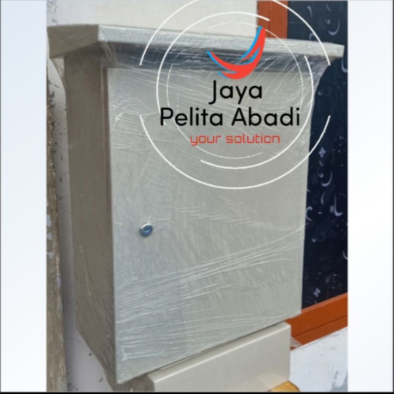 Jual box panel listrik 40x50x20 outdoor pintu luar powder coating anti ...