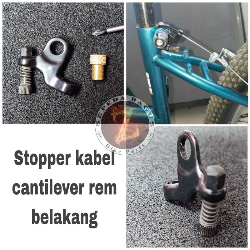 Jual Stopper kabel cantilever rem belakang stoper hanger jadul | Shopee ...