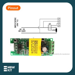 Jual Sensor Tegangan Arus AC 100A PZEM-004T PZEM V3.0 Cover Closed CT ...