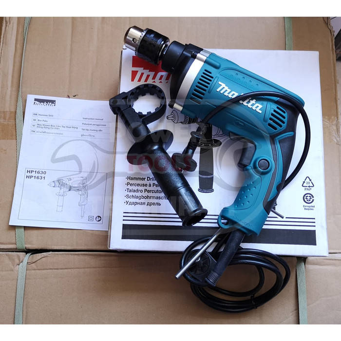 Jual MESIN BOR TANGAN MAKITA 13 MM HP1630 HP 1630 BESI TEMBOK KAYU BETON | Shopee Indonesia
