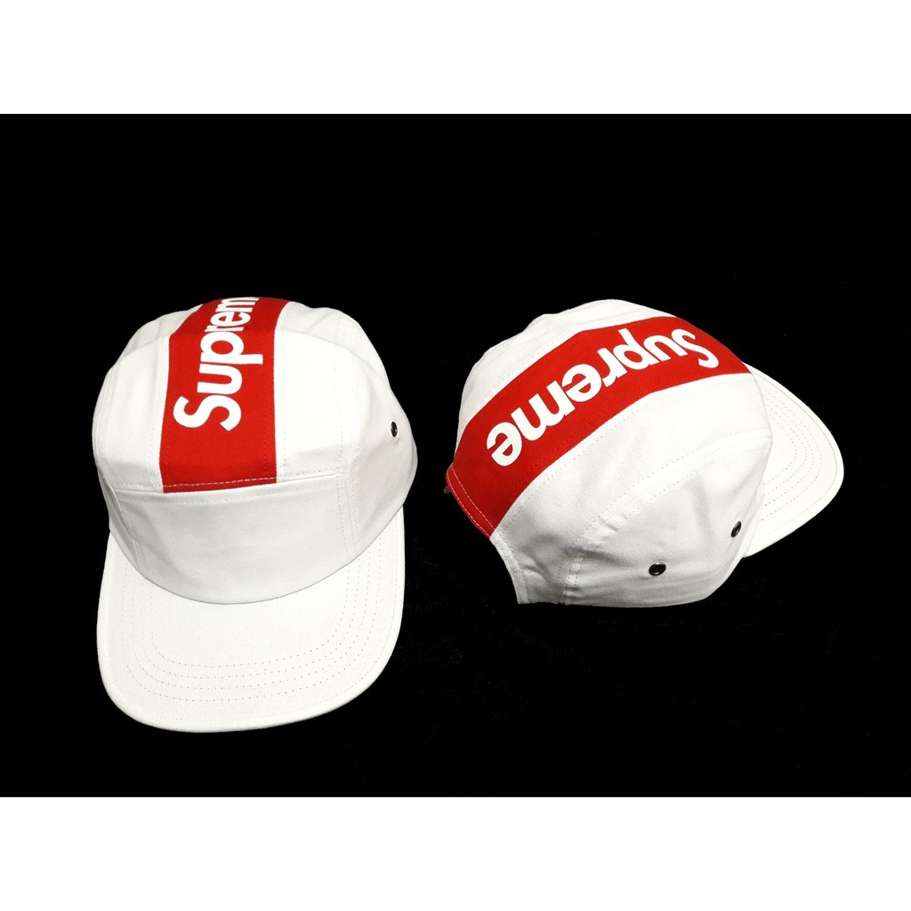 Jual Topi 5 panel - Supreme Center Font Red White | Shopee Indonesia