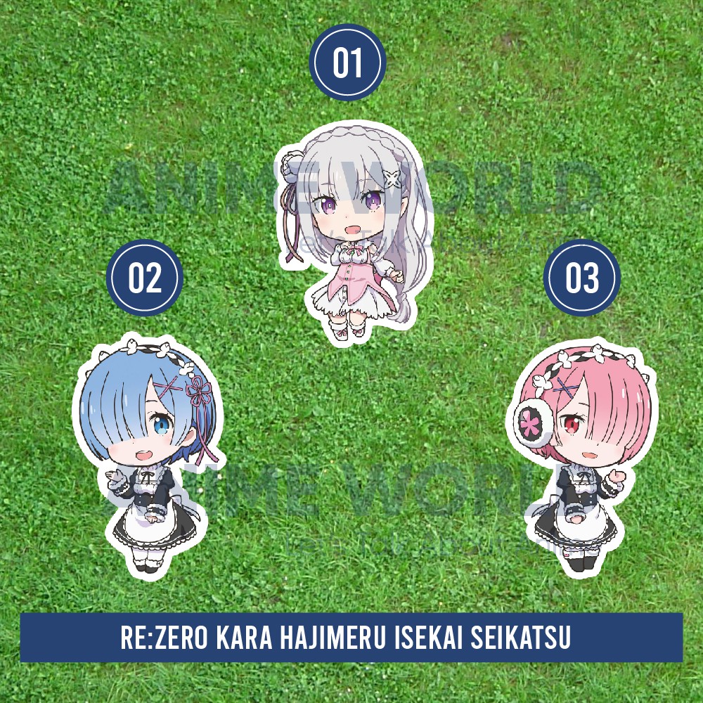Jual Stiker Anime Re:Zero kara Hajimeru Isekai Seikatsu Lengkap ...