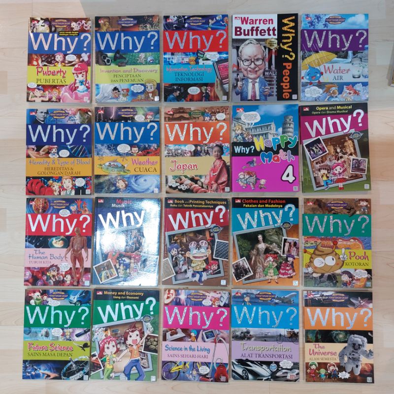 Jual buku why comic anak preloved educomics | Shopee Indonesia