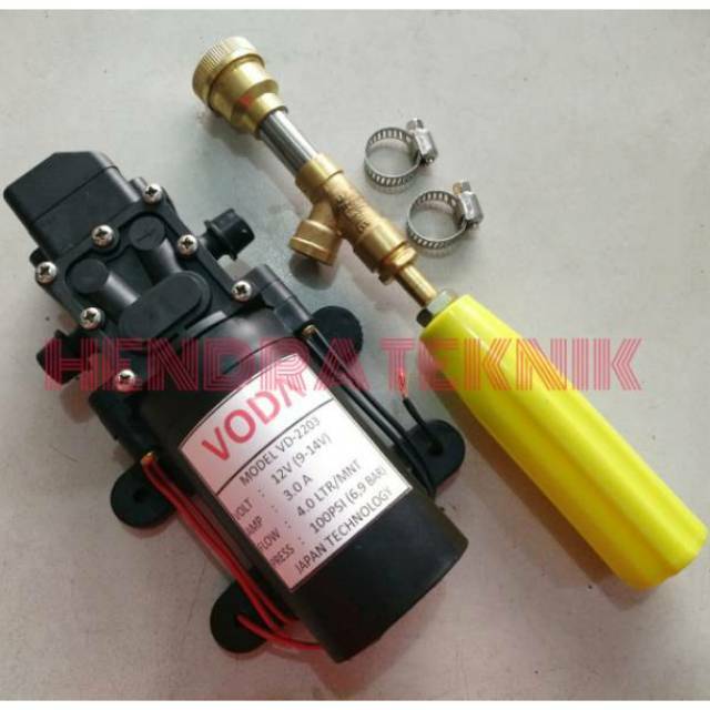 POMPA AIR DC 12V DC HIGH PRESSURE MINI PUMP POMPA DC POMPA MINI TEKANAN ...