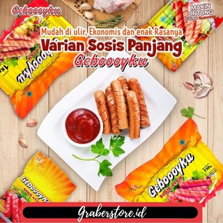 Jual Sosis Ayam 1Kg isi 40 batang Geboooyku Sosis Ayam Sosis Geboyku ...