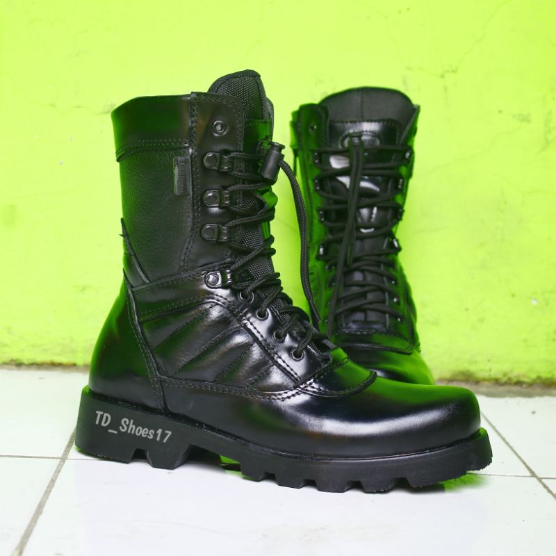 Jual Sepatu pdl tni polri full kulit asli model raider sepatu pdl ...