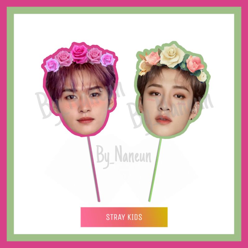 Jual Fan Face / Hand fan Stray Kids / Kipas Wajah / Head fan / Kipas ...
