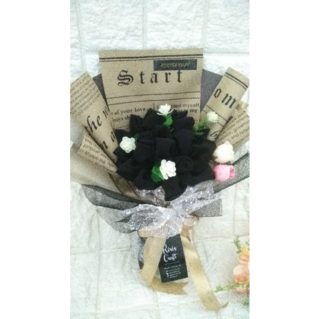 Jual Buket Hijab hitam/buket wisuda. | Shopee Indonesia