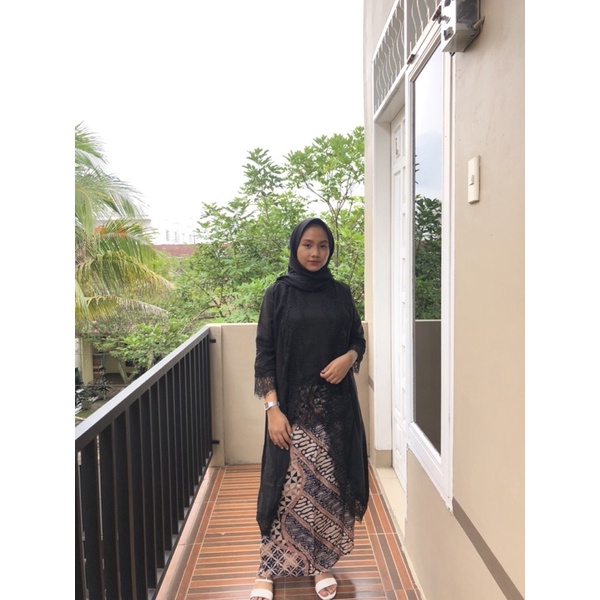 Jual SEWA OUTFIT Outer Viscose + Rok lilit | Shopee Indonesia