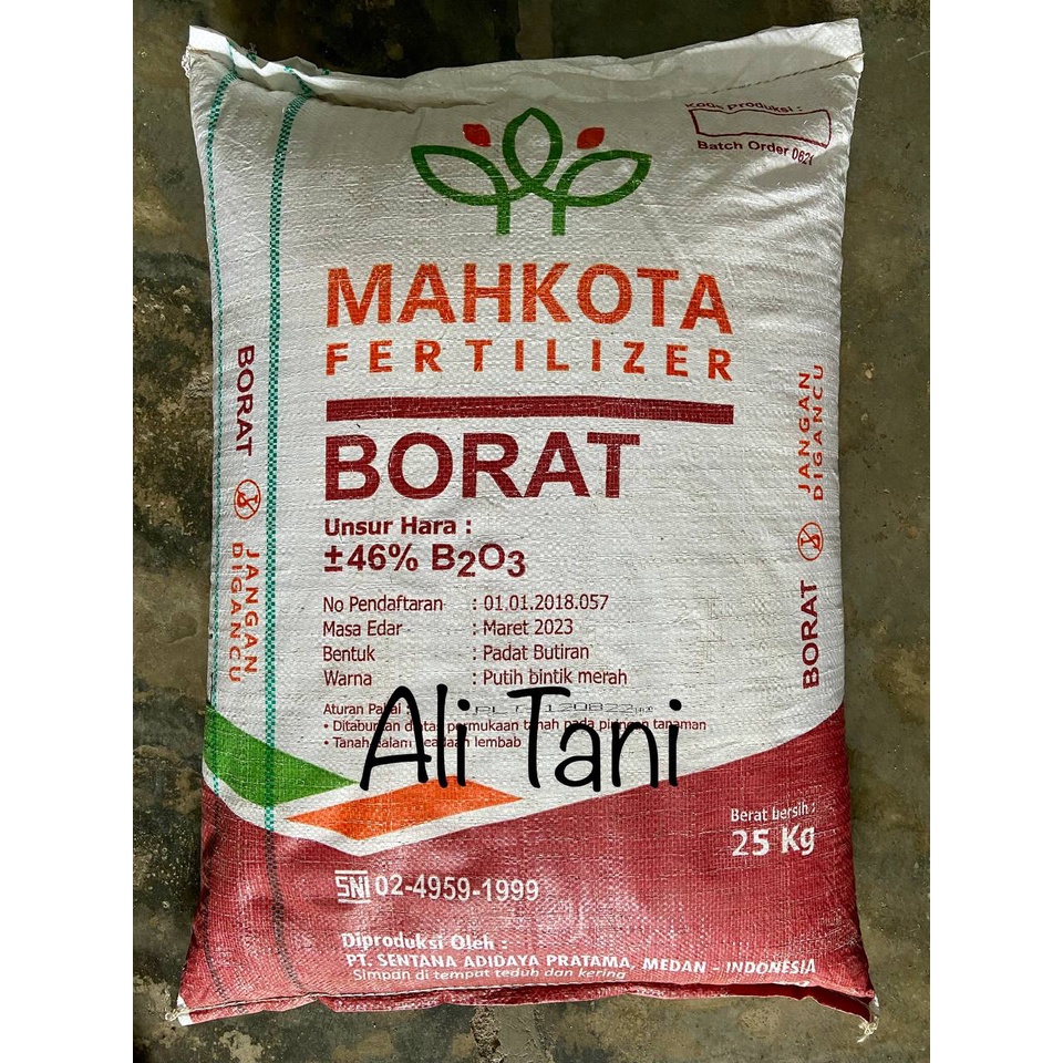 Jual Pupuk Borate/Borat/Boron cap Mahkota Kemasan REP4CK 1 KG ORIGINAL ...