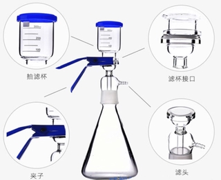 Jual Glass Vacuum Filtration Set / Vakum Filtrasi Set 250 ml | Shopee ...