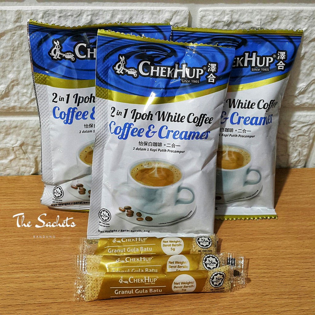 Jual ChekHup 2in1 Ipoh White Coffee & Creamer Sachet | Shopee Indonesia