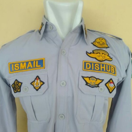 Jual Baju PDL Dishub / Baju PDL Abu-abu Dishub / Baju Dishub / Baju ...