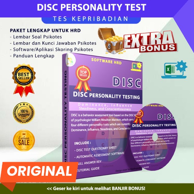 Jual Software Psikotes DISC TEST Full Version - For HRD | Shopee Indonesia