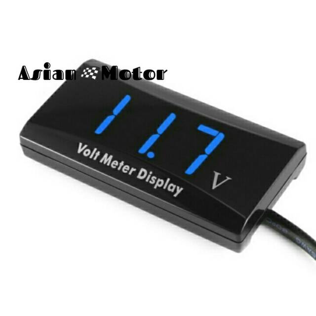 Jual Voltmeter Motor Slim WATERPROFF Universal Semua Motor | Shopee ...