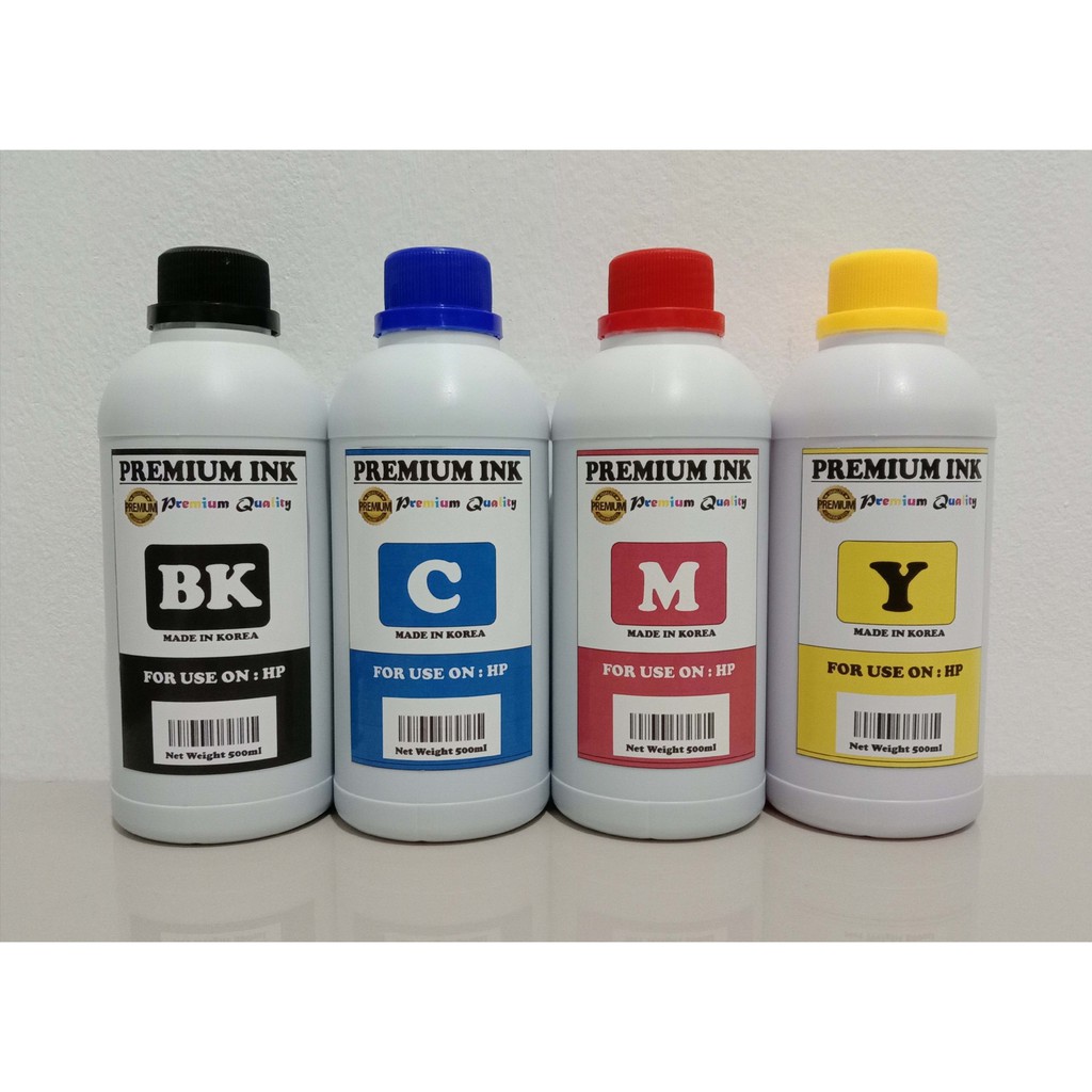 Jual TINTA ISI ULANG / REFILL PRINTER HP ISI 500ML PREMIUM INK ( BONUS ...