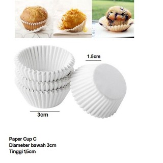 Jual PAPERCUP PAPER CUP CASE ROTI BULAT 100 PCS / KERTAS BAKING BOLU ...