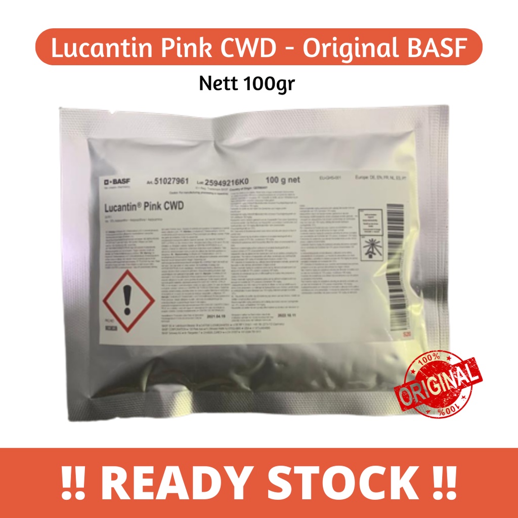 Jual LUCANTIN PINK CWD - ASTAXANTHIN 10% Original Pigmenter BASF 100gr ...