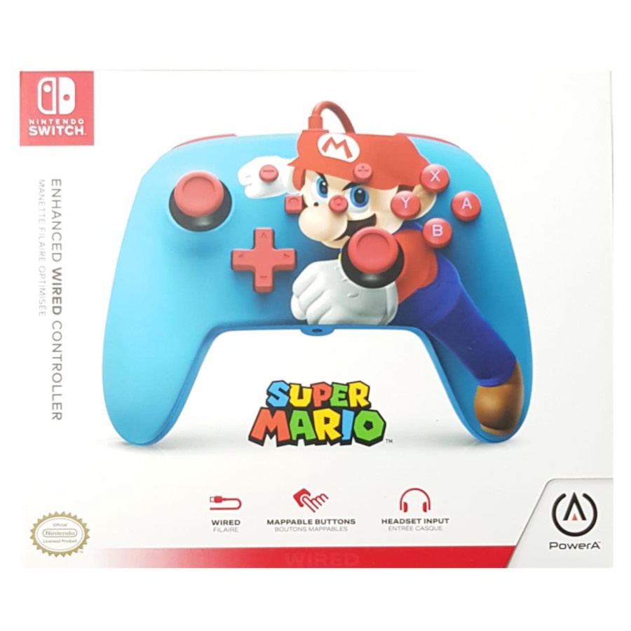 Jual Switch Wired Controller Mario Punch (PowerA) | Shopee Indonesia