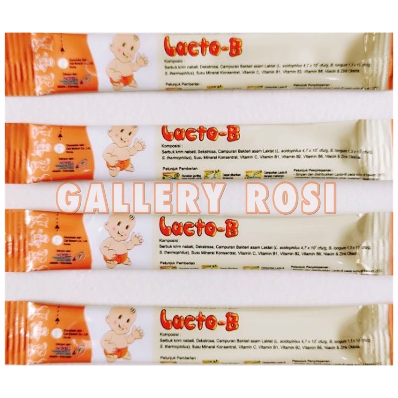 Jual Lacto-B Sachet 1 Gr Probiotik Untuk Diare / Gangguan Pencernaan (1 ...