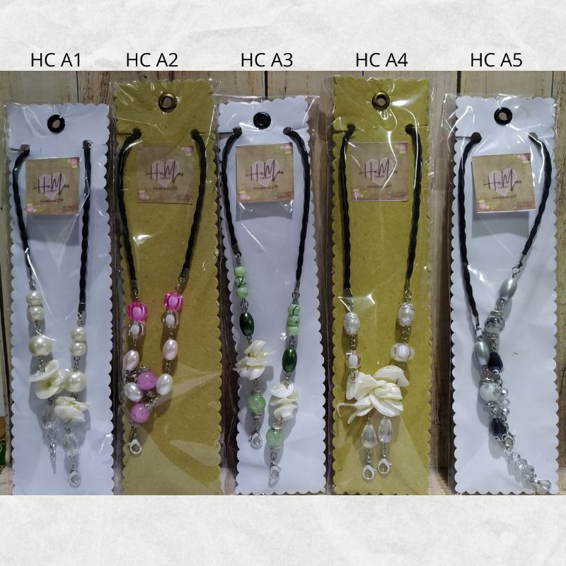 Jual galeripamasa30 Kalung Konektor Strap Masker HM manik manik kerang ...