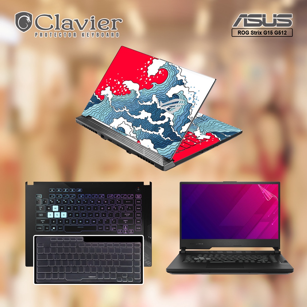 Jual Cover Keyboard Screen Protector Garskin Laptop Anti Gores Asus ROG ...