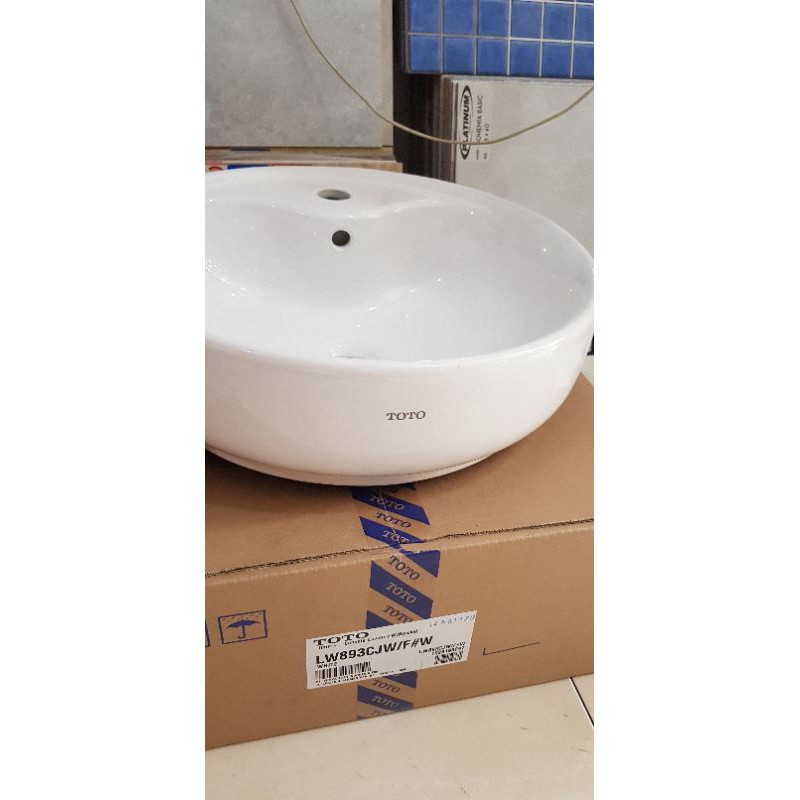 Jual wastafel toto LW 893 CJW body only | Shopee Indonesia