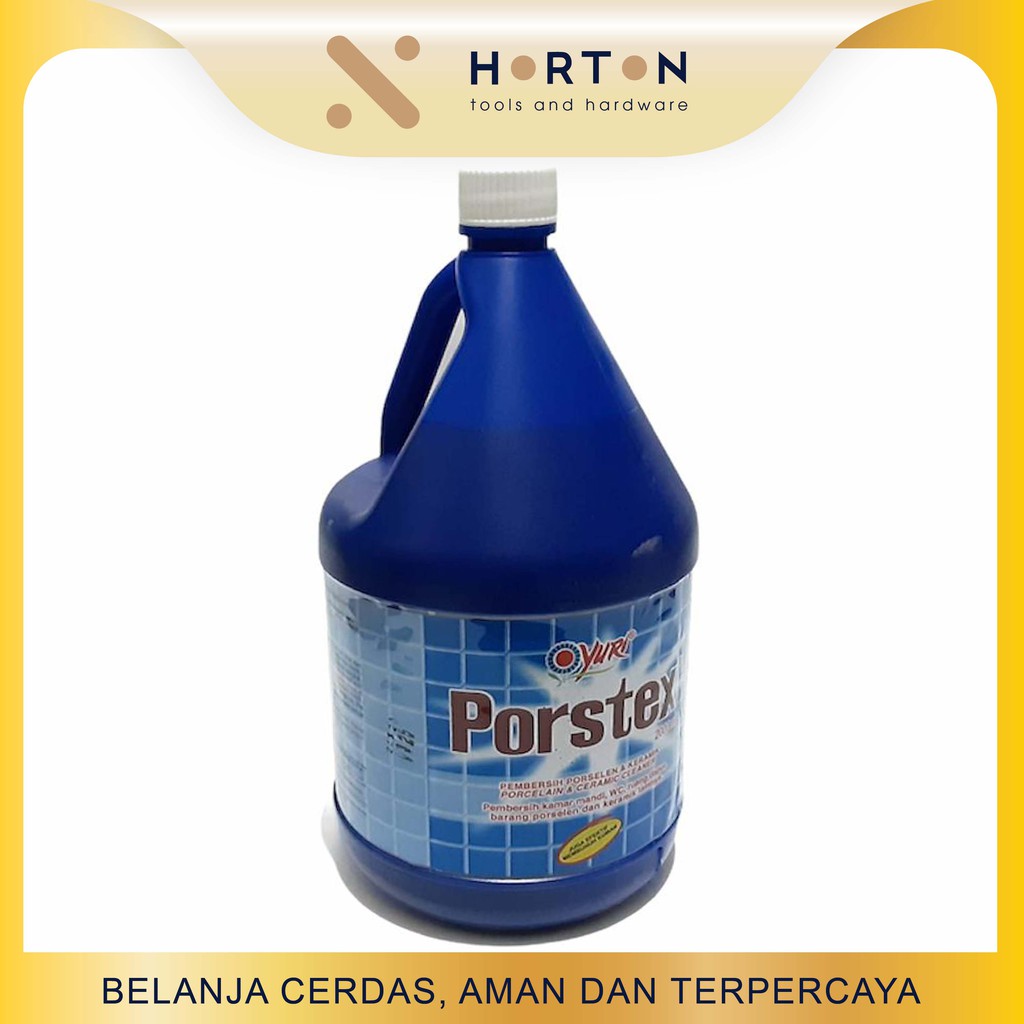Jual Yuri Porstex Warna BIRU Botol 2000 ml | Pembersih Porselen Kramik ...